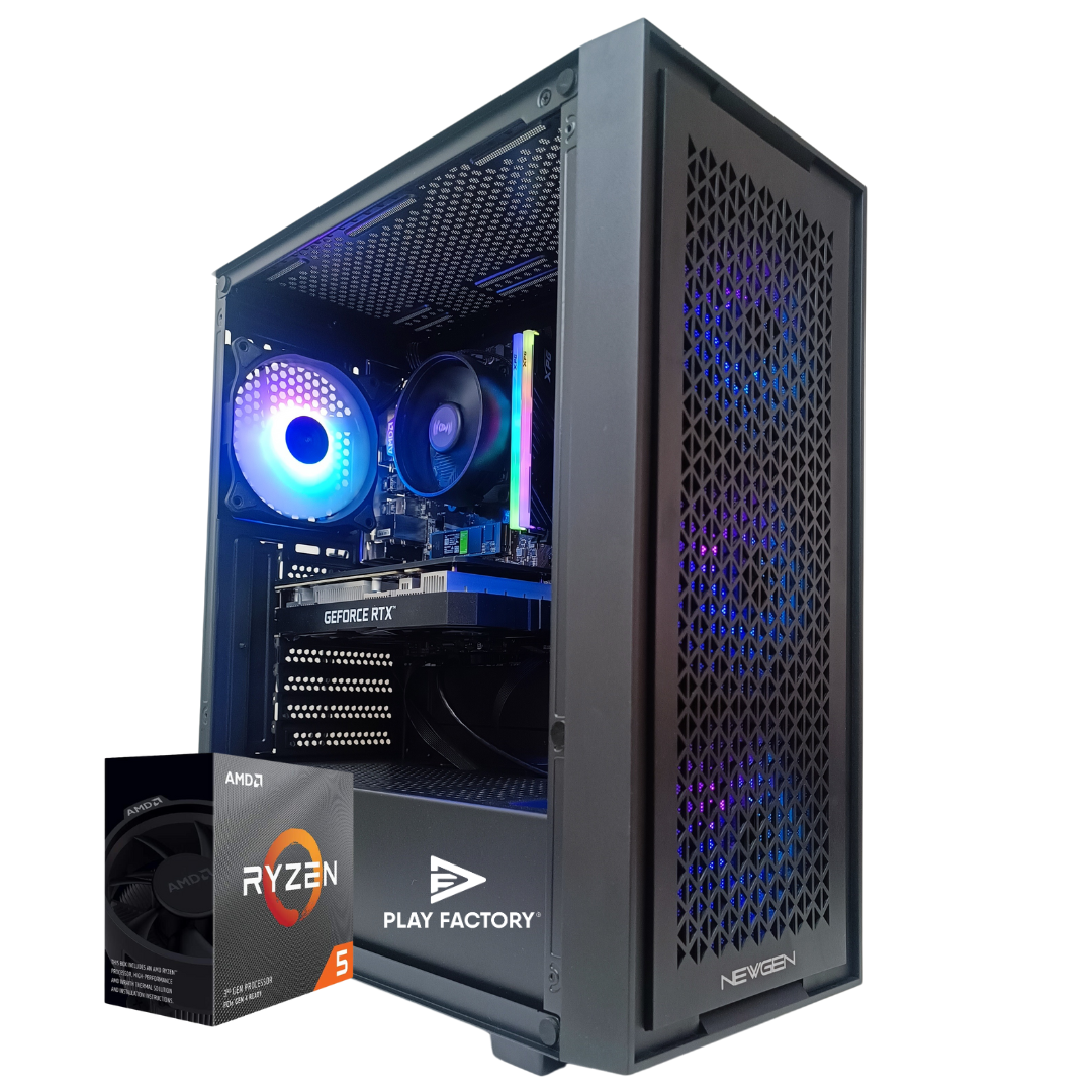 PC Gamer AMD Ryzen 5 4600G - 16GB | 500GB SSD | A520 | 450W | Win11 ...